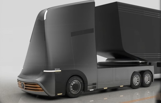 [Photos et vidéo] Un concept d’un semi-remorque via Mercedes | ON THE ...